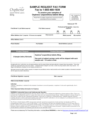 Fillable Online SAMPLE REQUEST FAX FORM Fax Email Print - pdfFiller