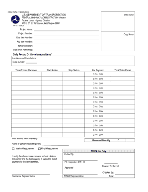 Fillable Online flh fhwa dot FORM FHWA 17-348 (9/2016) Fax Email Print ...
