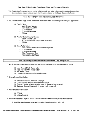Fillable Online faculty ccri Real Jobs RI Application Form Cover Sheet ...