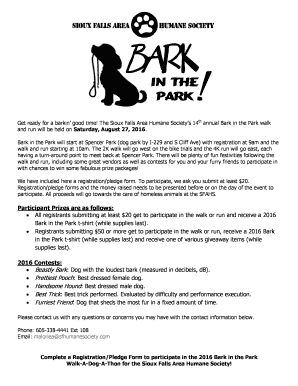 Fillable Online Registration/Pledge form Fax Email Print - pdfFiller