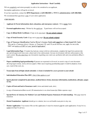 Fillable Online tn Full Application - State of Tennessee - tn Fax Email Print - pdfFiller