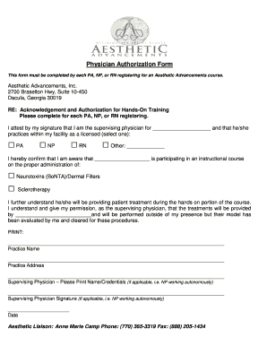 Fillable Online d2dsinoxvdvydl cloudfront Physician Authorization Form ...