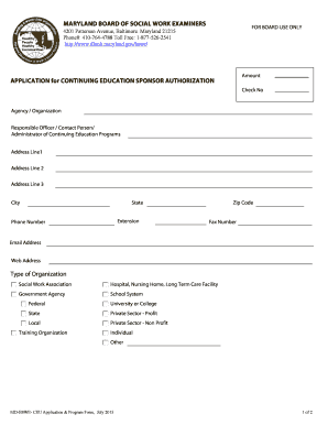 Fillable Online STATE OF MARYLAND DHMH Department of Health and Mental ...