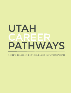 Fillable Online Utah Career Pathways - Talent Ready Utah Fax Email ...