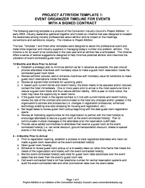 Fillable Online PROJECT ATTRITION TEMPLATE 1: Fax Email Print - pdfFiller