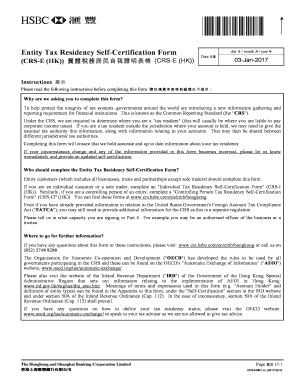 Fillable Online Entity Tax Residency Self-Certification Form day ? / month ... Fax Email Print ...