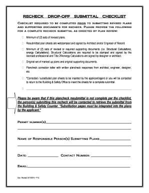 Fillable Online sbcountyplanning RECHECK Fax Email Print - pdfFiller