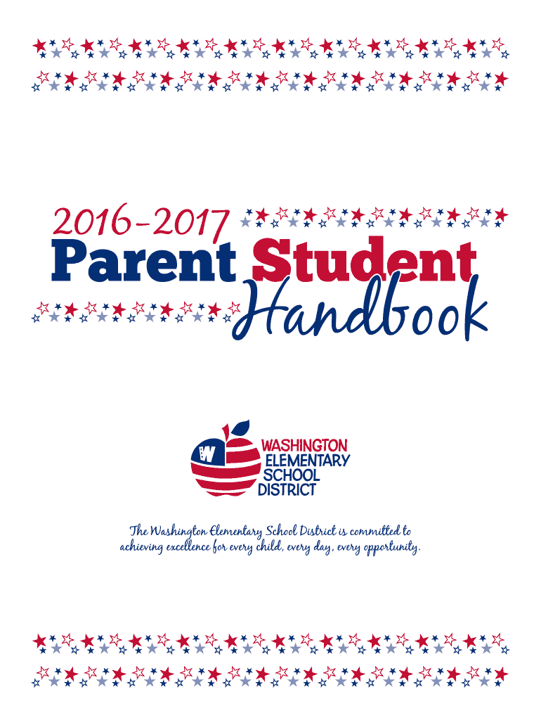 Fillable Online 2016-2017 Parent/Student Handbook Agreement Forms Fax ...