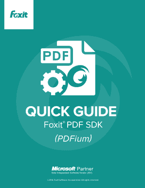 Fillable Online Foxit PDF SDK (PDFium). Quick Guide Fax Email Print - pdfFiller