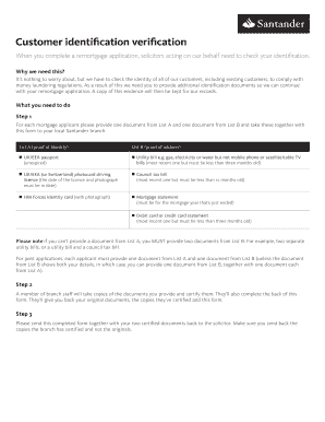 Fillable Online Customer identification verification Fax Email Print ...