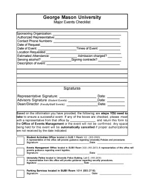 Fillable Online universitypolicy gmu George Mason University ...