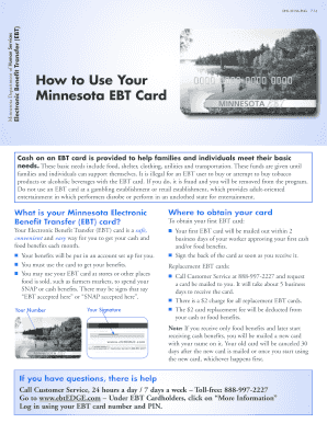 Fillable Online Minnesota EBT Card Brochure (PDF) - Itasca County Fax ...