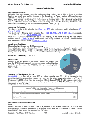 Fillable Online Nursing Facilities Fee Fax Email Print - pdfFiller
