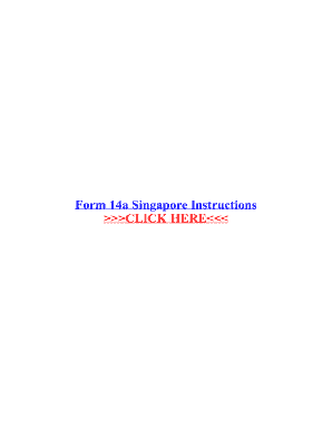 Fillable Online Form 14a Singapore Instructions Fax Email Print - pdfFiller