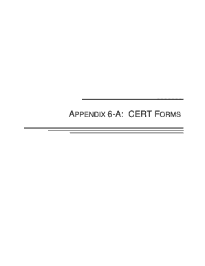 Fillable Online APPENDIX 6-A: CERT FORMS - rooboyspatches.com Fax Email ...