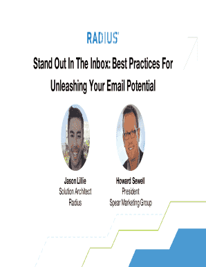 Fillable Online Stand Out In The Inbox: Best Practices For Fax Email ...