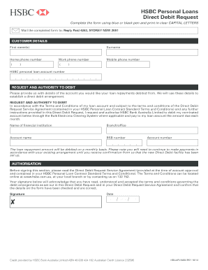 Fillable Online HSBC Premier MasterCard Credit Card Application Form ...