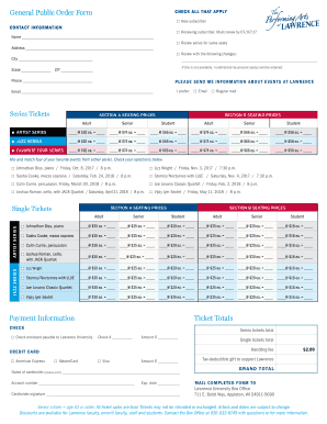 Fillable Online General Public Order Form Fax Email Print - pdfFiller