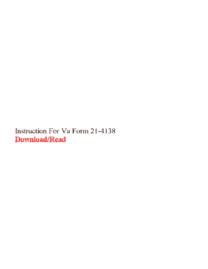 Fillable Online instruction for va form 21-4138.pdf - WordPress.com Fax ...