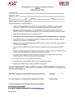 Fillable Online Georgia Registry of Immunization Transactions and ...