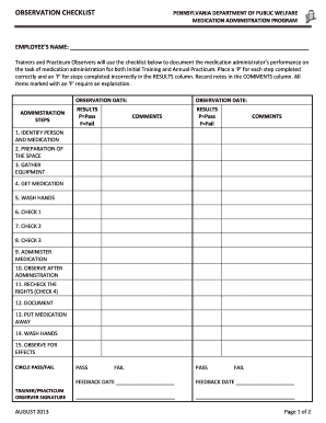 Fillable Online MEDICATION ADMINISTRATION PROGRAM Fax Email Print ...