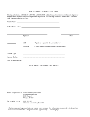Fillable Online ACH deposit authorization Fax Email Print - pdfFiller