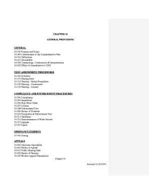Fillable Online CHAPTER 10 GENERAL PROVISIONS GENERAL TEXT Fax Email Print - pdfFiller