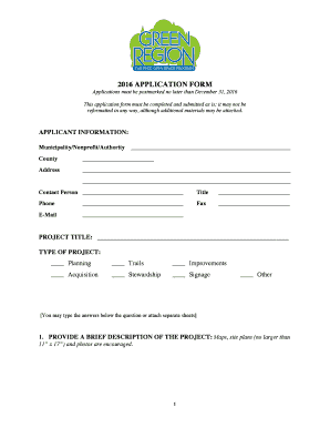 Fillable Online 2016 APPLICATION FORM - PECO - An Company Fax Email ...