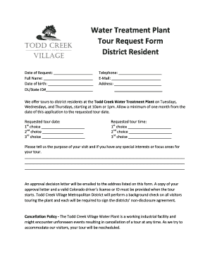 Fillable Online Tour Form.docx Fax Email Print - pdfFiller