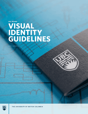 Fillable Online UBC Brand: Visual Identity Best Practice Guidelines Fax ...