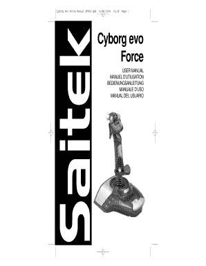 Fillable Online Cyborg Evo Force Manual EFGIS.qxd Fax Email Print ...