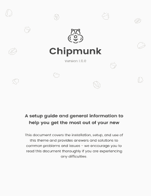 Fillable Online Chipmunk WordPress Theme Fax Email Print - pdfFiller
