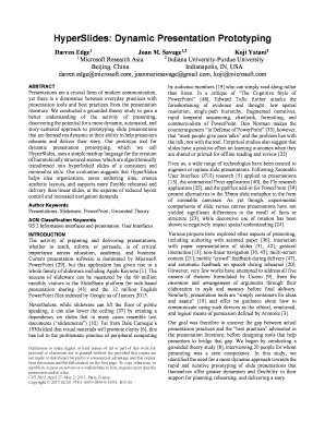 Fillable Online SIGCHI Conference Paper Format - IIS Lab Fax Email ...
