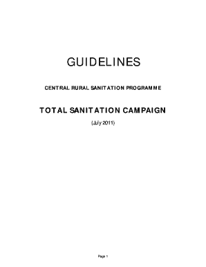 Fillable Online hptsc nic CENTRAL RURAL SANITATION PROGRAMME Fax Email ...