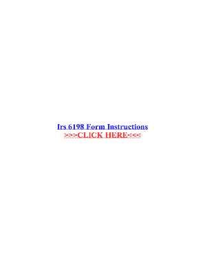 Fillable Online Irs 6198 Form Instructions - pecthandcato.files ...