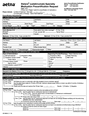 Fillable Online Stelara (Ustekinumab) Injectable Medication ...