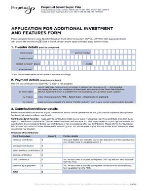 Fillable Online PL00814 2273 SSP Add Invstmnt App Form. PL00814 2273 ...