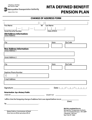 Fillable Online employee lirr MTA DEFINED BENEFIT Fax Email Print ...