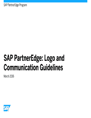 Fillable Online SAP PartnerEdge: Logo and Fax Email Print - pdfFiller