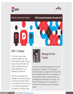 Fillable Online Community Newsletter Template Fax Email Print - pdfFiller