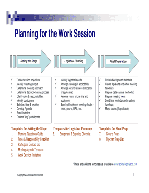 Fillable Online Microsoft PowerPoint - Work Session Prep Checklist.ppt ...