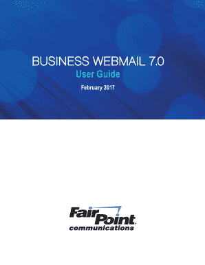 Fillable Online BUSINESS WEBMAIL 7 Fax Email Print - pdfFiller