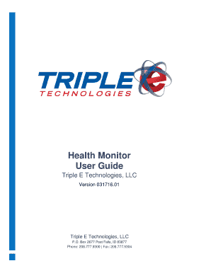 Fillable Online Triple E Technologies, LLC Fax Email Print - pdfFiller