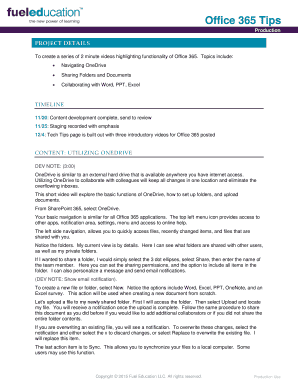 Fillable Online Set up Office 365 file storage and sharingMicrosoft ...