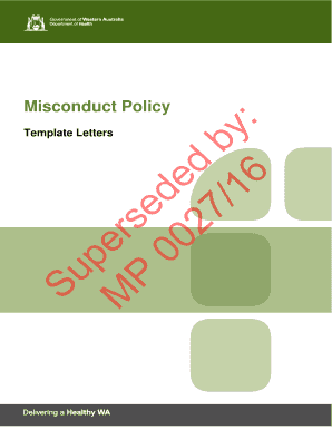 Fillable Online Operational Directive title. Enter short description ...