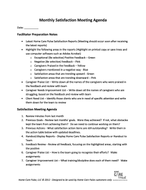 Fillable Online Facilitator Preparation Notes Fax Email Print - pdfFiller