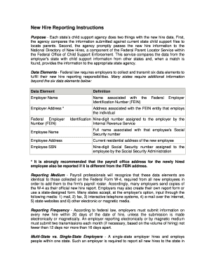 Fillable Online What is the New Hire Reporting Program Fax Email Print - pdfFiller