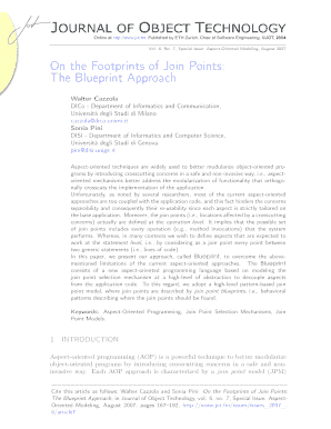 Fillable Online On the Footprints of Join Points: The Blueprint ...