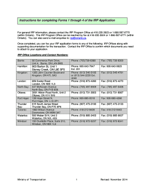 Fillable Online Instructions for completing Forms 1 through 4 of the ...