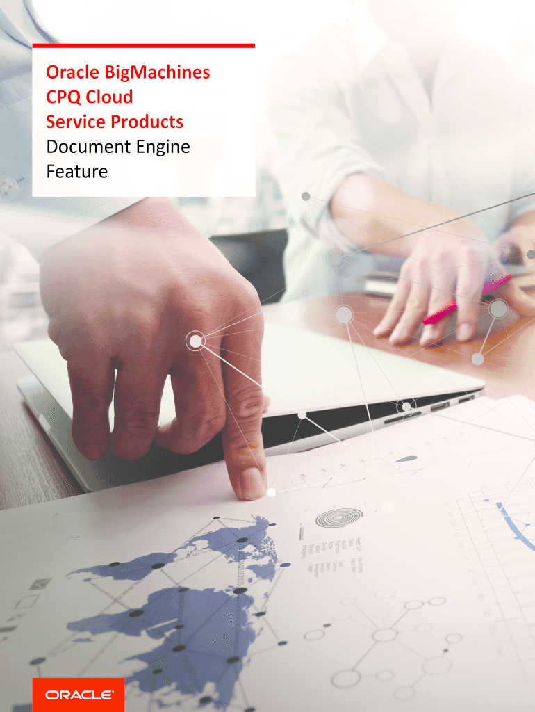 Fillable Online Oracle BigMachines CPQ Cloud Service Products Document ...